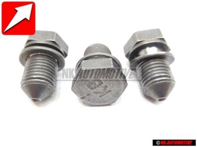 3x Original VW Oil Pan Drain Plug And Washer M14x1.5x22 - N 90813202 | eBay