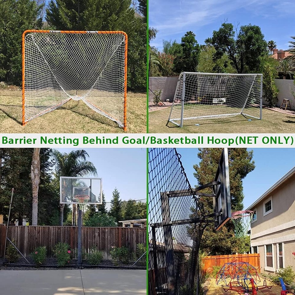 Baseball Softball Backstop Nets, Heavy Duty Sports Netting Barrier #18 ...