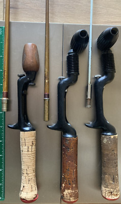 3 Vintage Heddon Pal Steel Fishing Casting Rod #3151-5'M, #751-5'P ...