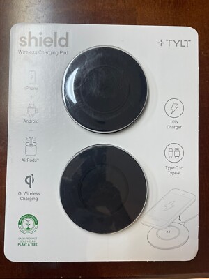 TYLT Shield 10W Slim Fastest TWO Pack Wireless Charging Pad NEW! | eBay
