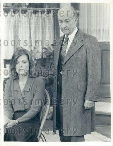 1985 Wire Photo Actors Robert Cornthwaite & Jane Curtin 1980s TV Kate ...
