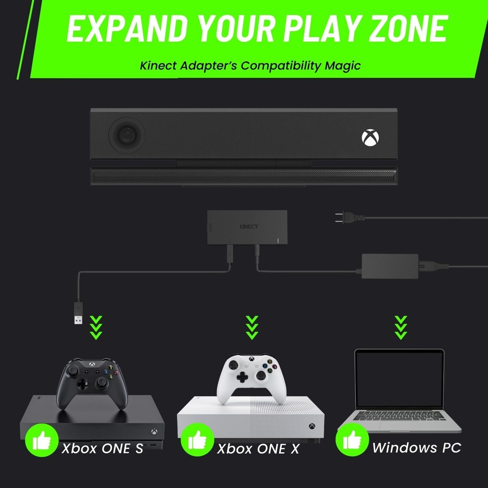 Kinect Adapter for Xbox One S - Easy to Use Kinect Adapter for Xbox One ...