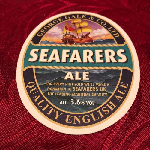 BREWERIANA -GEORGE GALE BREWERY -SEAFARERS ALE -QUALITY ENGLISH ALE ...