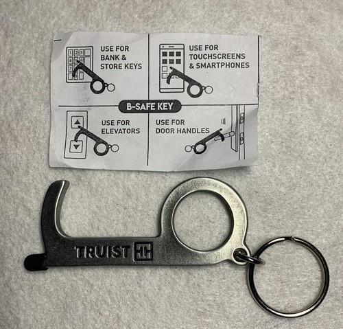 B-SAFE KEY CHAIN Silver Colored Canada Made | eBay