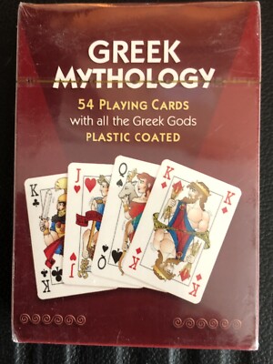 Greek Mythology Playing Cards Complete Deck NEW Sealed Package W Greek ...