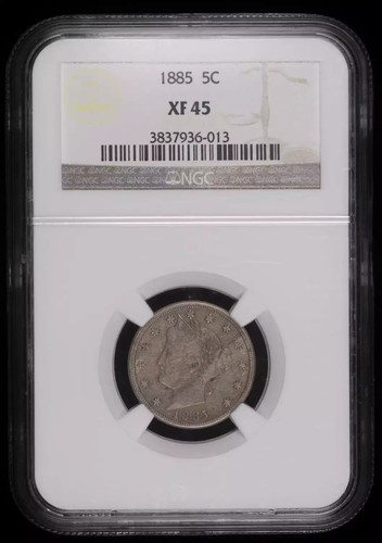 1885 P Nickel Liberty Head NGC XF-45 | eBay
