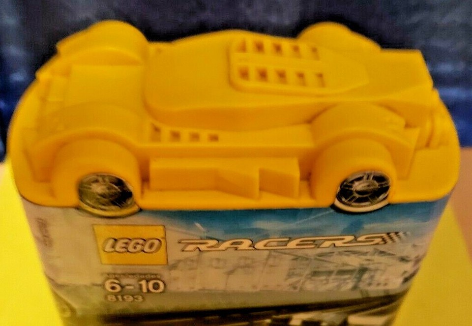 RARE LABEL Factory Sealed LEGO Racers Tiny Turbos Blue Bullet Race Car ...