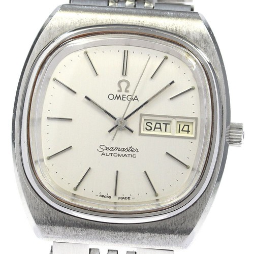 OMEGA Seamaster Cal.1020 Automatic White Dial Mens TV Watch used | eBay