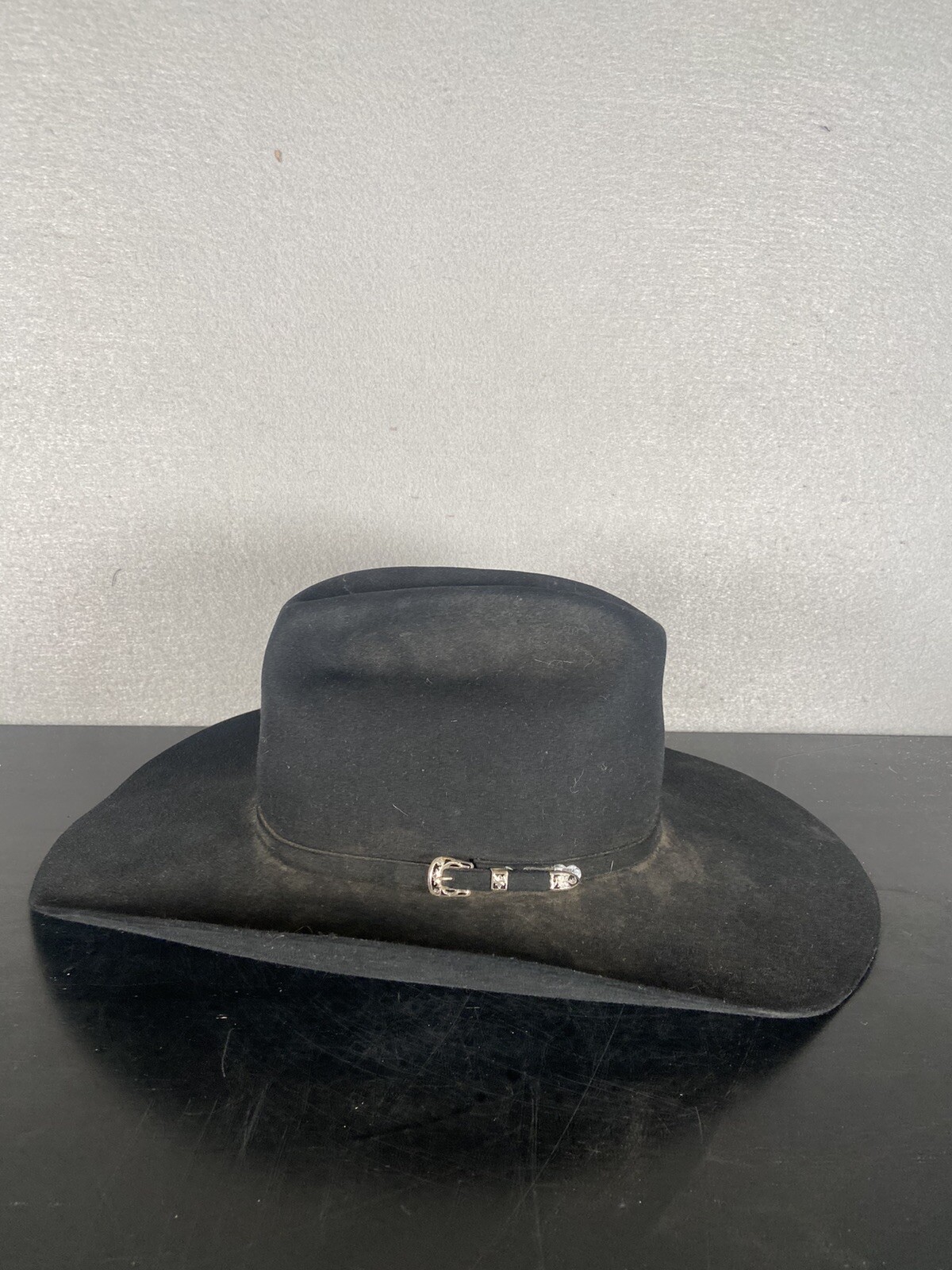 Stetson 8X Black Felt Western Cowboy Hat - Men’s Size… - Gem