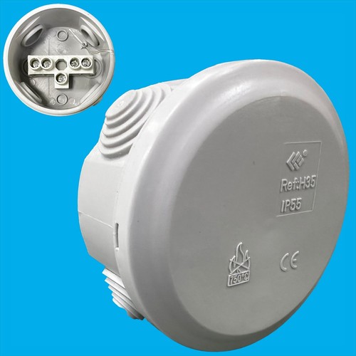 6x IP55 70mm 5 Terminal Block Waterproof Outdoor Junction Box CCTV ...