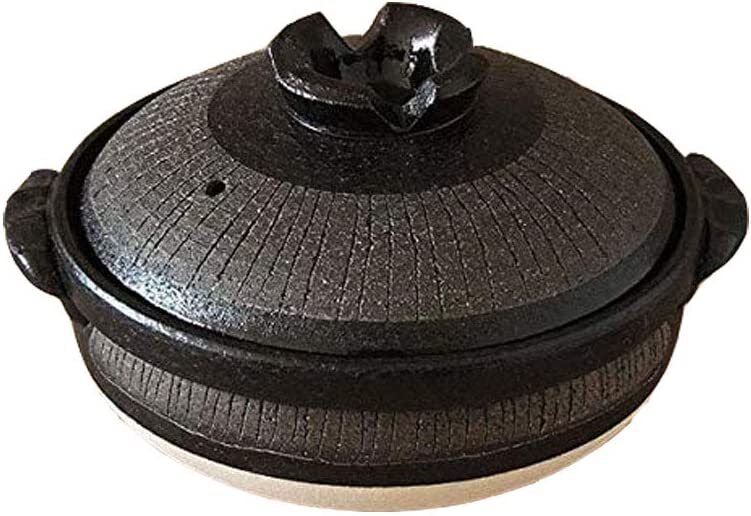 Banko Ware Donabe Small Personal Size Clay Pot Tokusa Black Made in ...