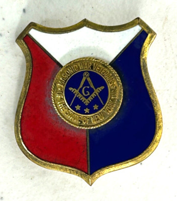 Vintage New York Masonic War Veterans Pin | eBay