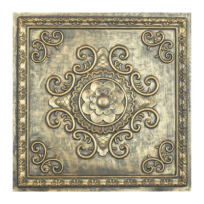 Vintage embossed tin ceiling tiles Metalize wall panels PL08 Ancient ...