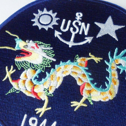 WW2 Chinese / USN Bomber Squadron Dragon Patch Pilot Jacket Embroidered ...