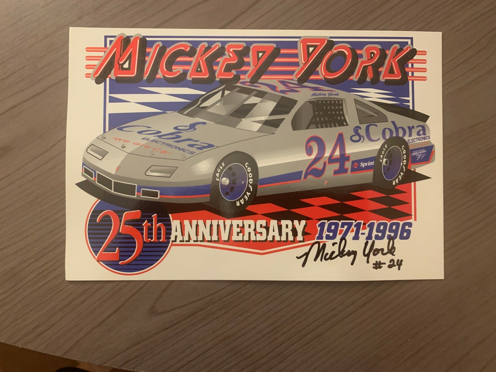 MICKEY YORK AUTOGRAPHED 6X9 PICTURE W/COA HERO CARD | eBay