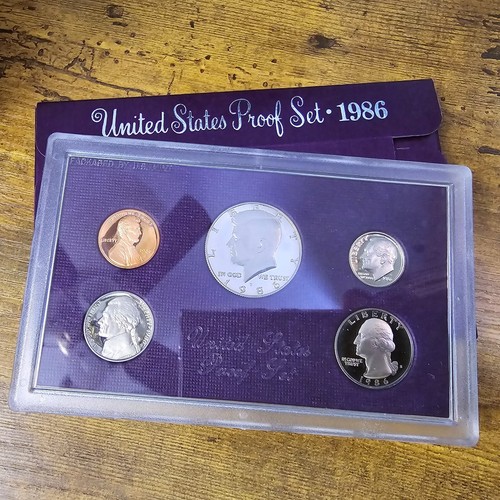 1986 S Proof Set US Mint Uncirculated Coin Set | eBay
