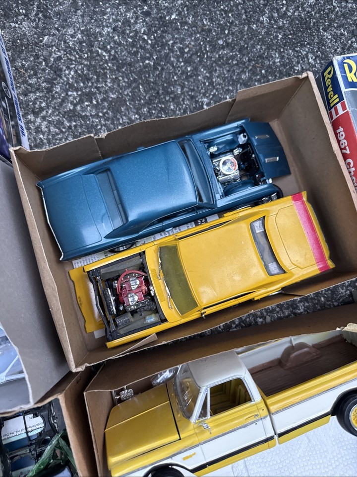 1966 Shelby Ford Mustang, 1967 Chevelle, Etc 1/24 Scale Plastic Model ...