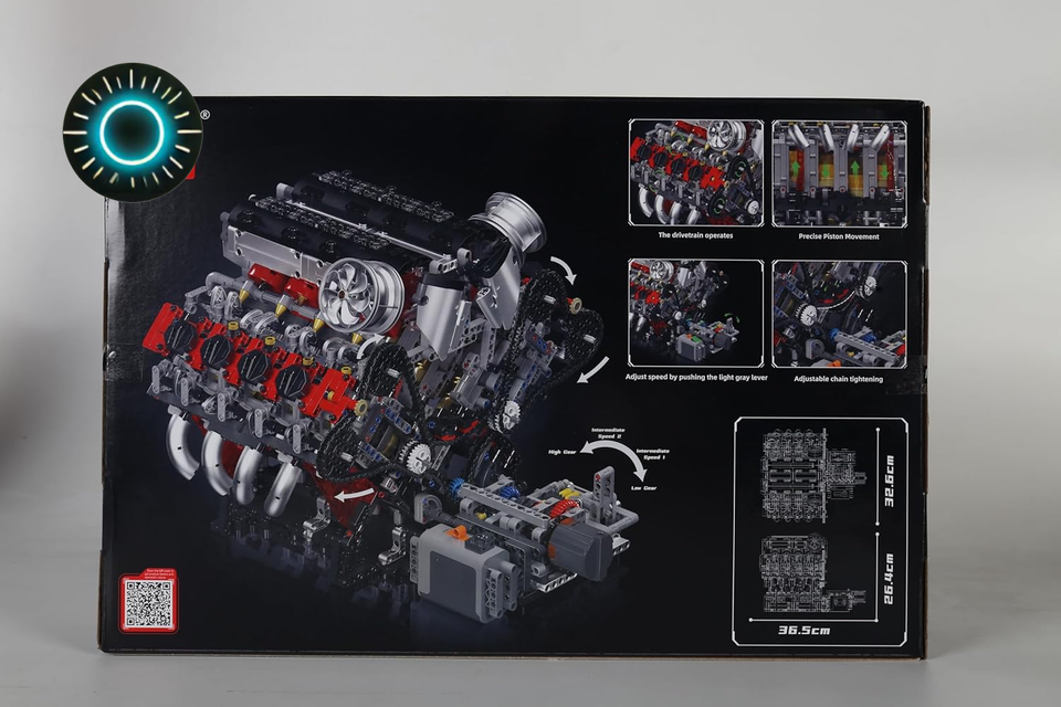 10130 V8 Engine Model kit That Runs - Build Your Own STEM V8 Model ...