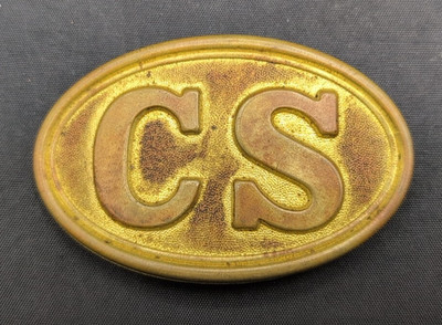 Civil War Confederate CS oval enlisted belt buckle. | eBay
