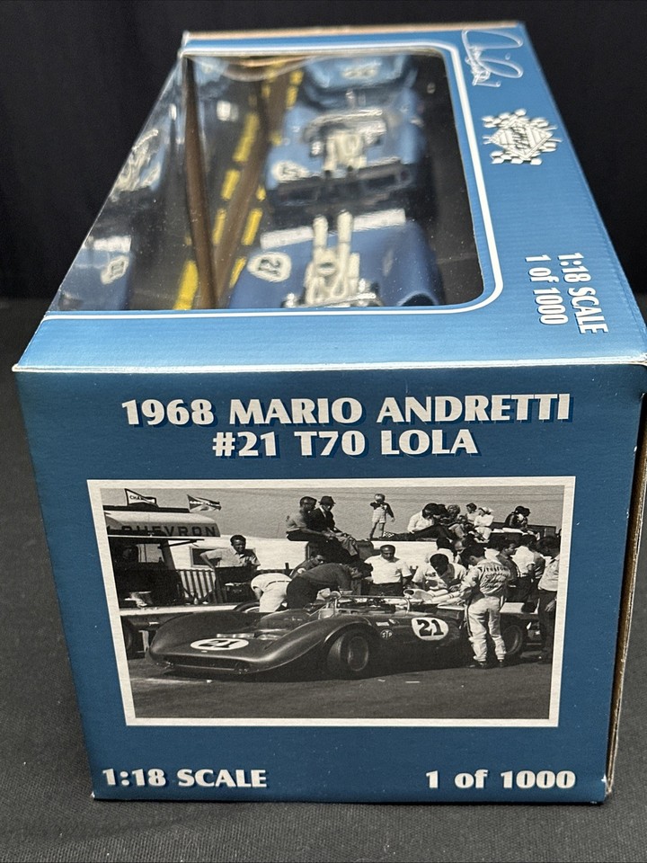 GMP 1968 Mario Andretti #21 T70 Lola 12006M 1:18 Diecast | eBay