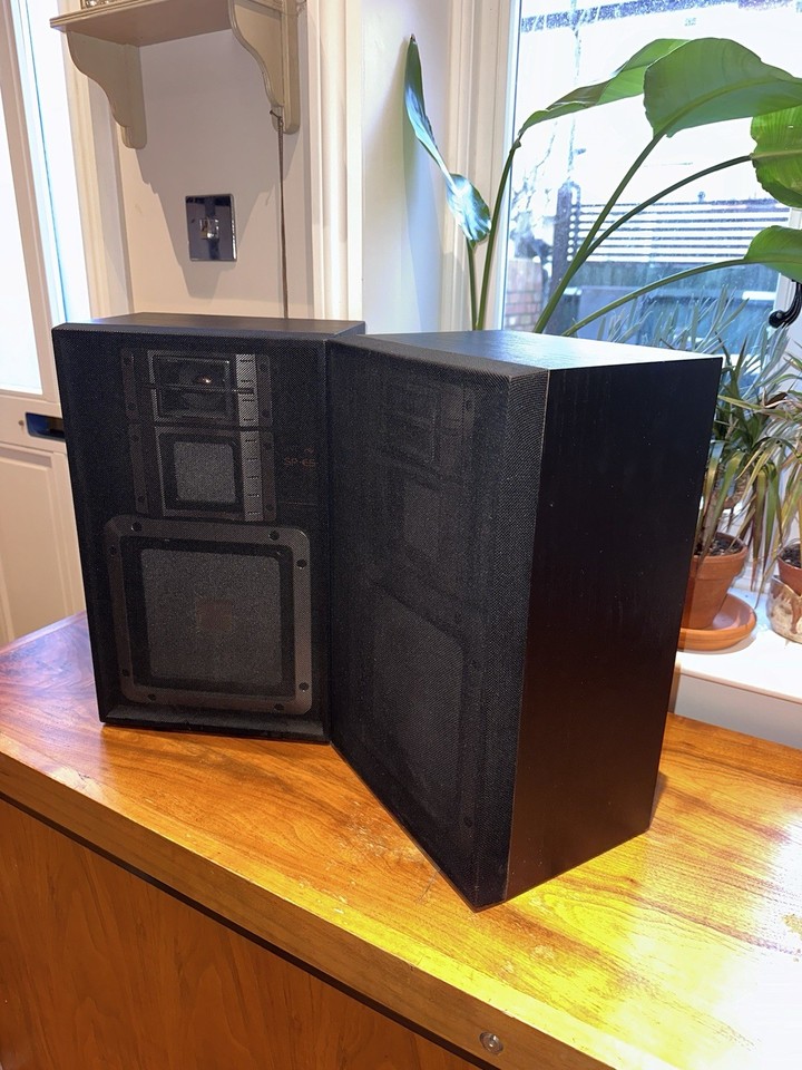 Pair of Retro 90s JVC Speakers SP-E5BK 120 Watt 8 Ohm Tested and Fully ...
