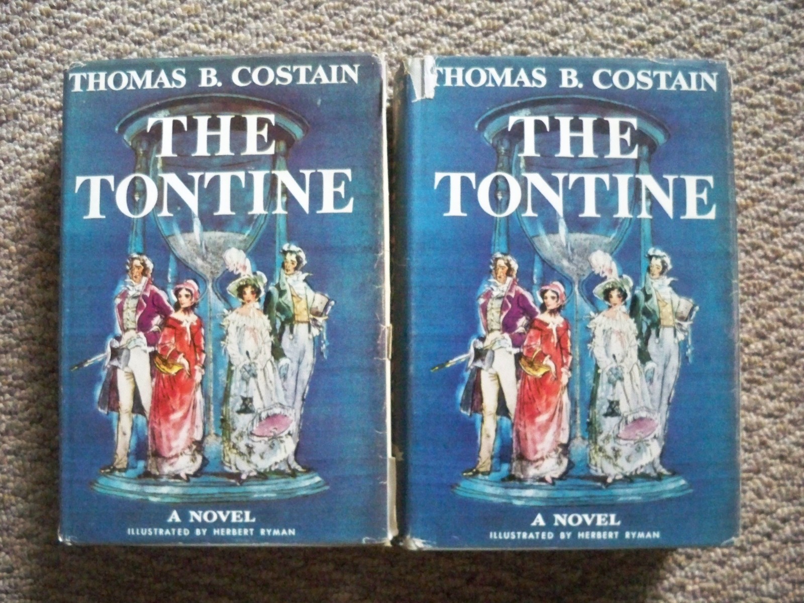 THE TONTINE By THOMAS B. COSTAIN 1955 VOL. I & II 1st True Edition ...