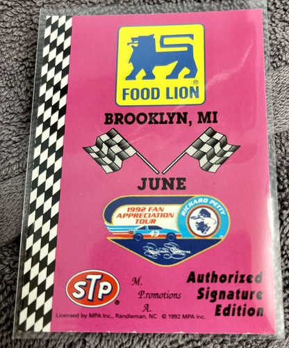 1992 MPA Food Lion Fan Appreciation Tour Richard Petty #53 Brooklyn ...