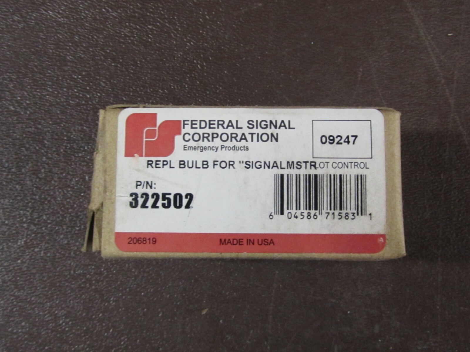 NEW FEDERAL SIGNAL 322502 BULB 27 WATTS 12 VOLT | eBay