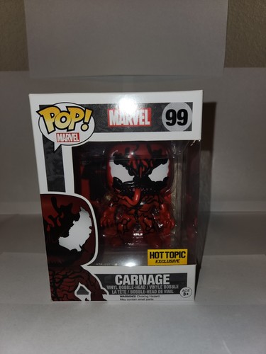 Funko Pop Carnage #99 Marvel Comics Vinyl Figure Hot Topic Exclusive | eBay