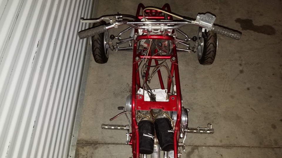 DRAG RACING BANSHEE YFZ QUAD CHEETAH CUB 421CC LONESTAR CHASSIS OPEN TO ...