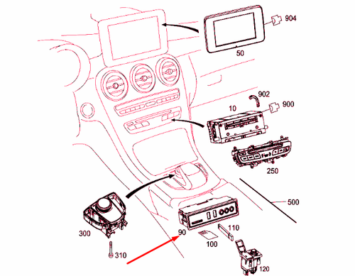 MERCEDES-BENZ C W205 Multimedia Connecting Unit A2138200401 NEW GENUINE ...