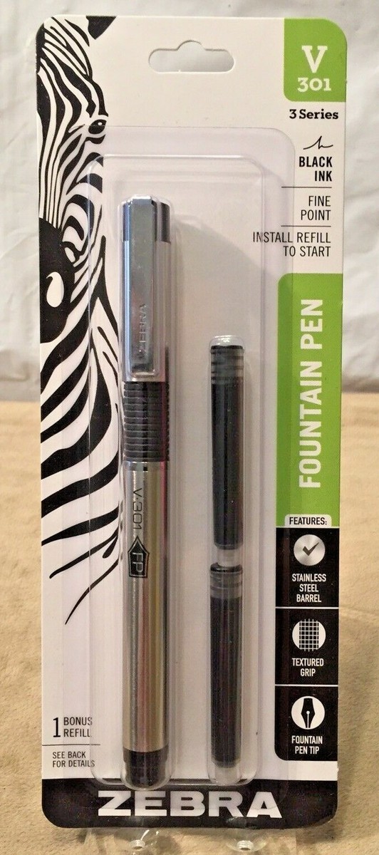 Zebra V 301 Fountain Pen Review Ball Point Pen Zebra V 301 Fountain