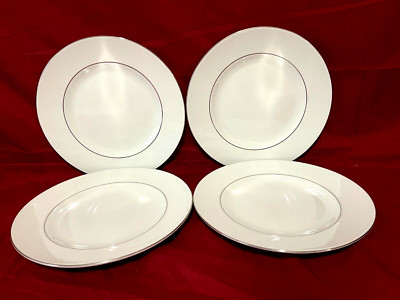 Wedgwood Signet Platinum Bone China Set Of 4 Salad Plates 8" England | eBay