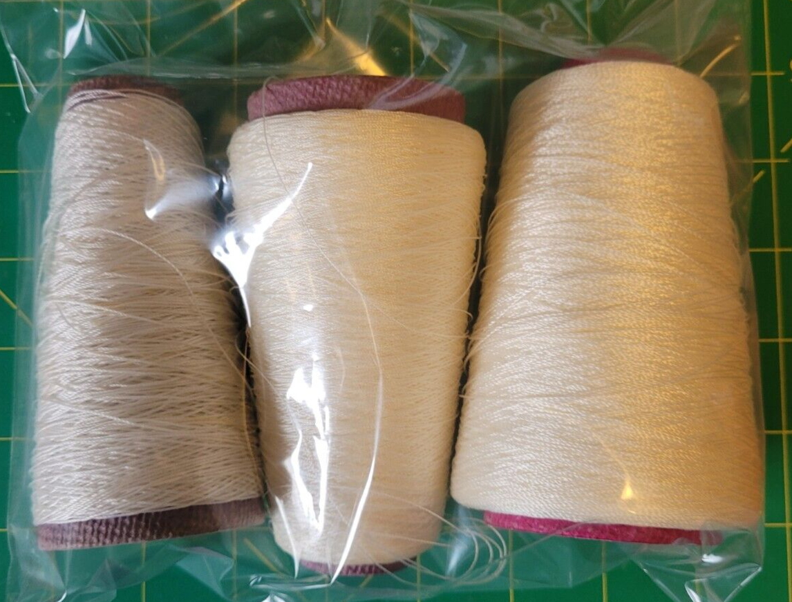 3 Spools Crochet or Sewing Thread - Synthetic | eBay