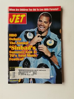 Jet Magazine July 13, 1998 - Sinbad Summer Jam - Children Living with ...