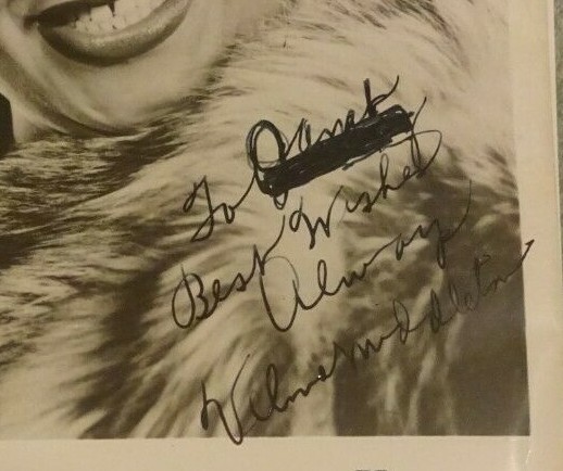 Louis Armstrong All Star Jazz Singer Velma Middleton (d.61) Autographed ...