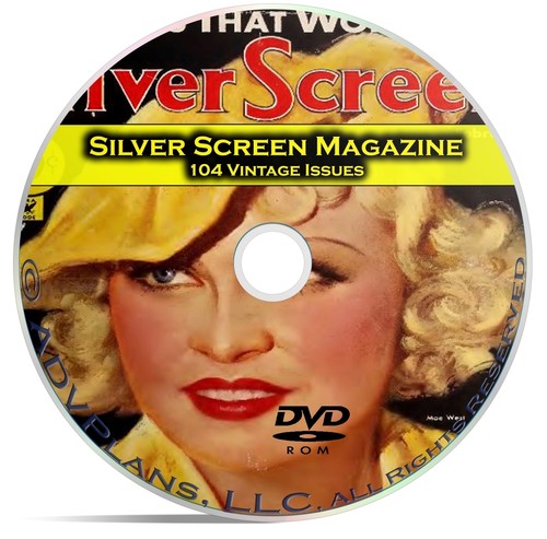 Silver Screen Magazine, 104 Issues, Classic Hollywood Movie History ...
