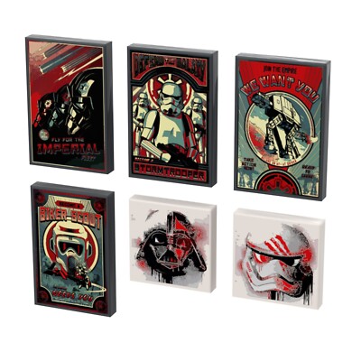 Custom UV Print on LEGO Tiles - Star Battles, Space Wars, Imperial ...