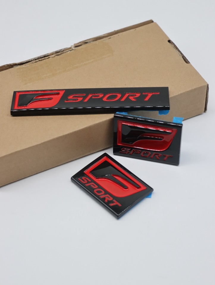 F-Sport Emblem Fender Liftgate Side Badge For Lexus IS-F GS-F RC For ...