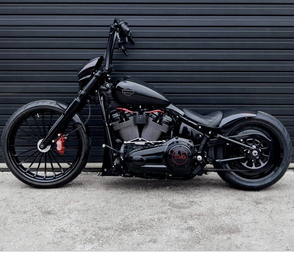 Harley CVO Turbine FXSB 2013 -24 Breakout Softail BLACK Wheel REAR ...