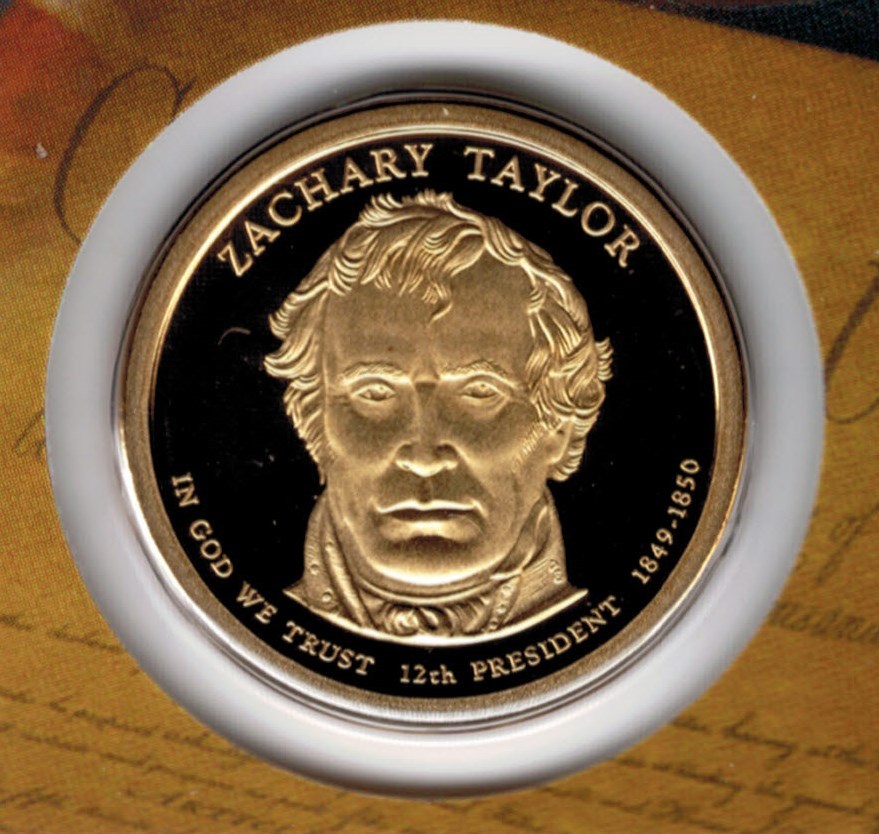 2009 Zachary Taylor Presidential Proof Dollar from US Mint Proof Set ...