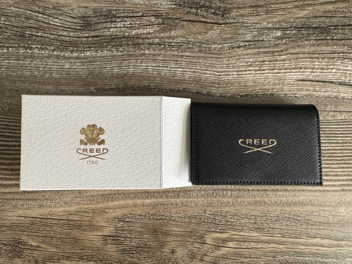 Creed Men’s Leather wallet with Sample Vials. Authentic | eBay