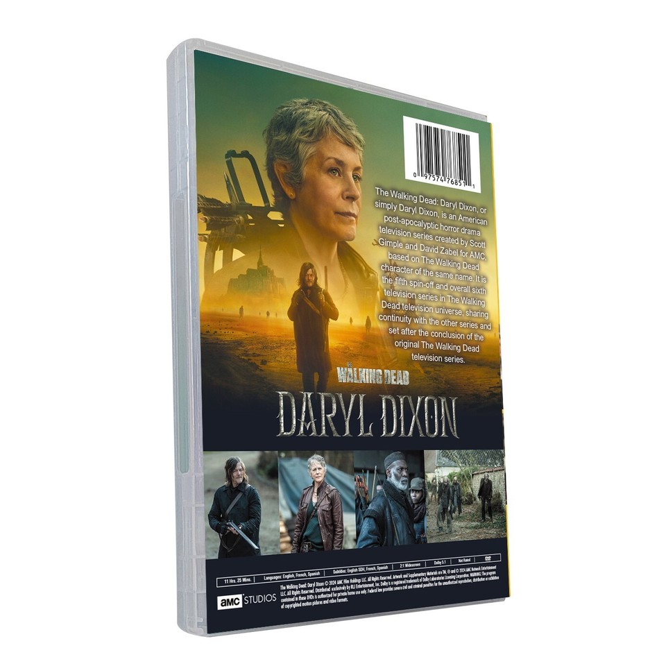 The Walking Dead: Daryl Dixon: the Complete Season 1-2 (DVD, 2024, 4 ...