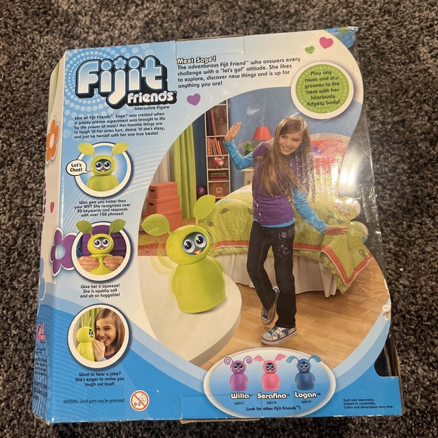 Fijit Friends Sage Interactive Dance Talk Toy Green Doll 2010 Mattel ...