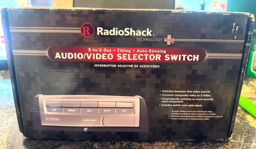 Genuine Radio Shack (15-1985) 5-Way Audio / Video Selector | eBay