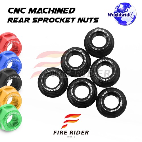 Black Rear Sprocket Nuts M8 For Triumph Speed Triple 1050 S 16 17 18 19 ...