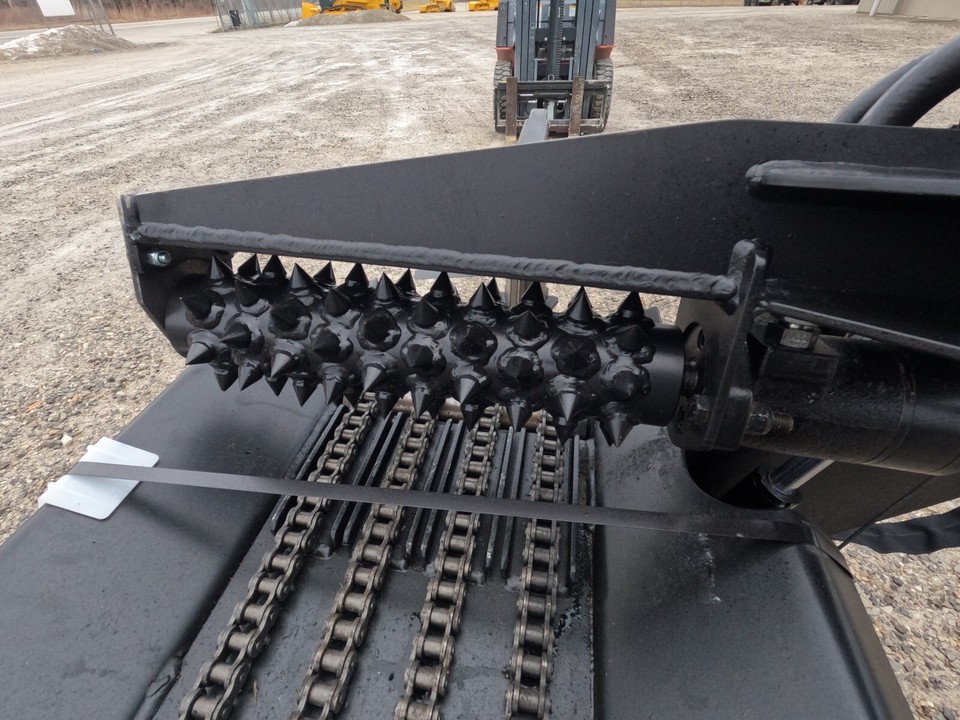 Firewood wood log Processor Attachment Bobcat CAT Deere Gehl Skid Steer ...