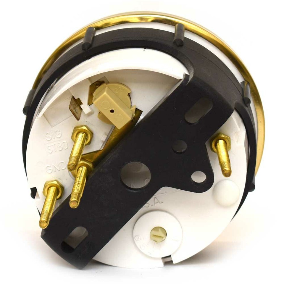 Faria Boat Synchronizer Gauge SY9669B | Regal Gold 3 1/4 Inch Dual ...