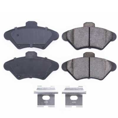Disc Brake Pad Set-Front Z17 Low-Dust Ceramic Brake Pads with Hardware ...