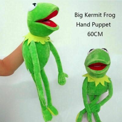 Kermit the Frog Hand Puppet Soft Plush Doll Toy Kids Birthday Best Xmas ...
